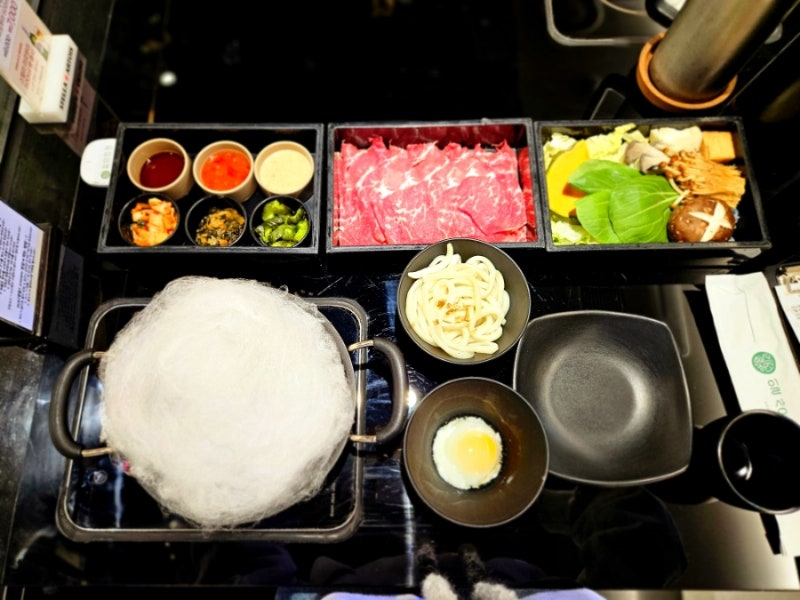 강남고속터미널 파미에스테이션 스키야키 맛집일상정원 센트럴시티점 네이버 블로그
