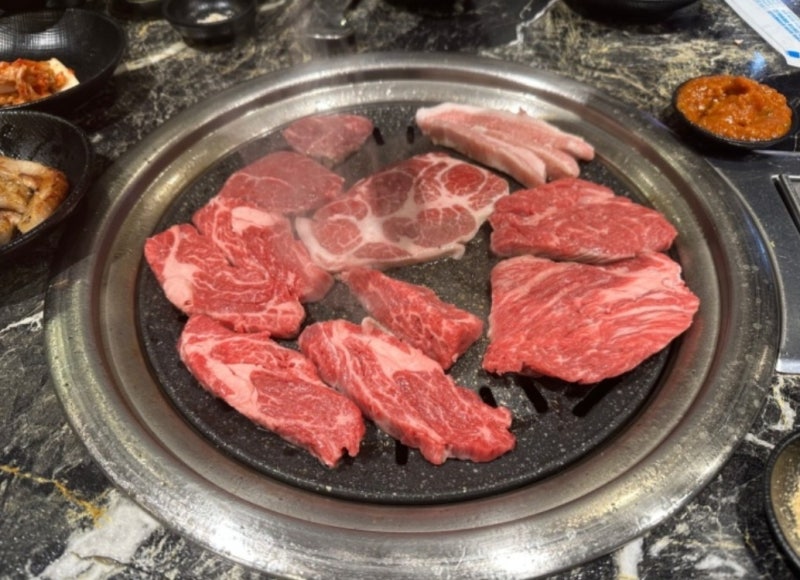 파주 맛집 소고기 돼지고기 무한리필 회식의 달인 네이버 블로그