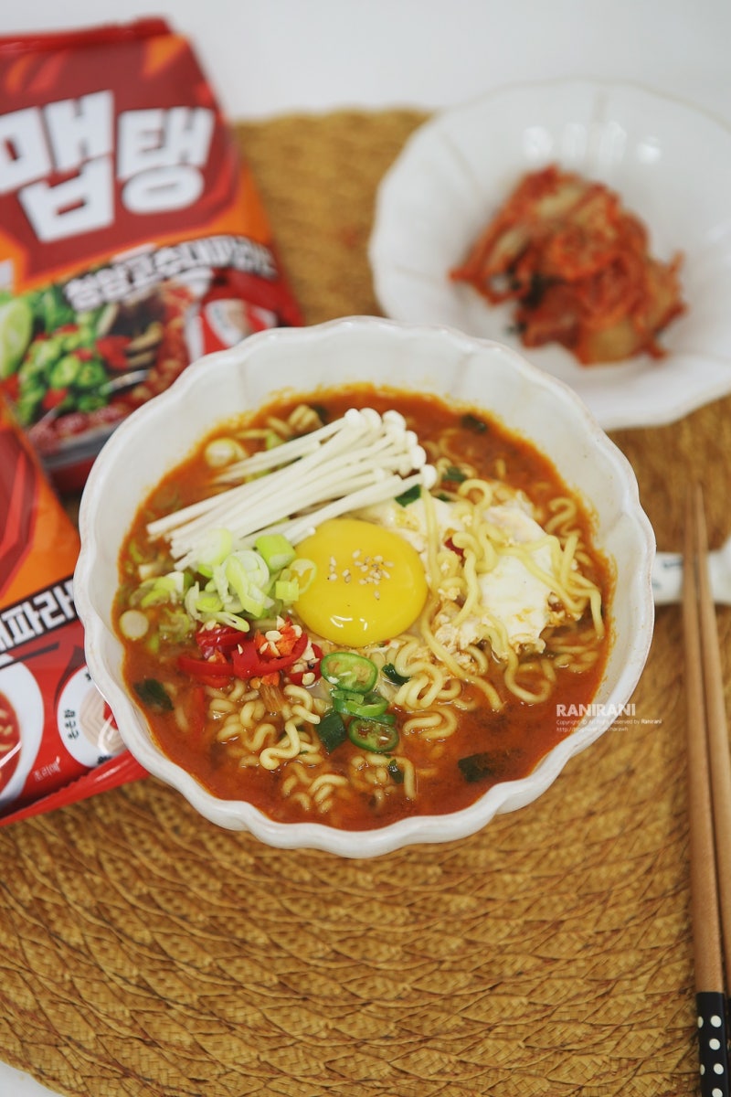 매운라면 레시피 맵탱 청양고추대파라면 맛있게 끓이는법 해장라면 추천 네이버 블로그