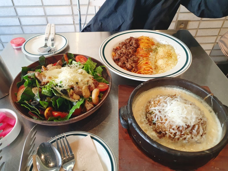 창원 맛집 패스트 캐주얼 덕수파스타 본점 광양식 불고기 치즈 파스타 And 치즈 불고기 필라프 And 덕수 샐러드 냠냠