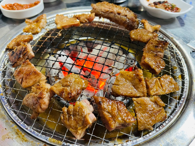 고속터미널고기집 40년 이상 운영한 노포 국산 돼지갈비 맛집 감미옥 리뷰 네이버 블로그