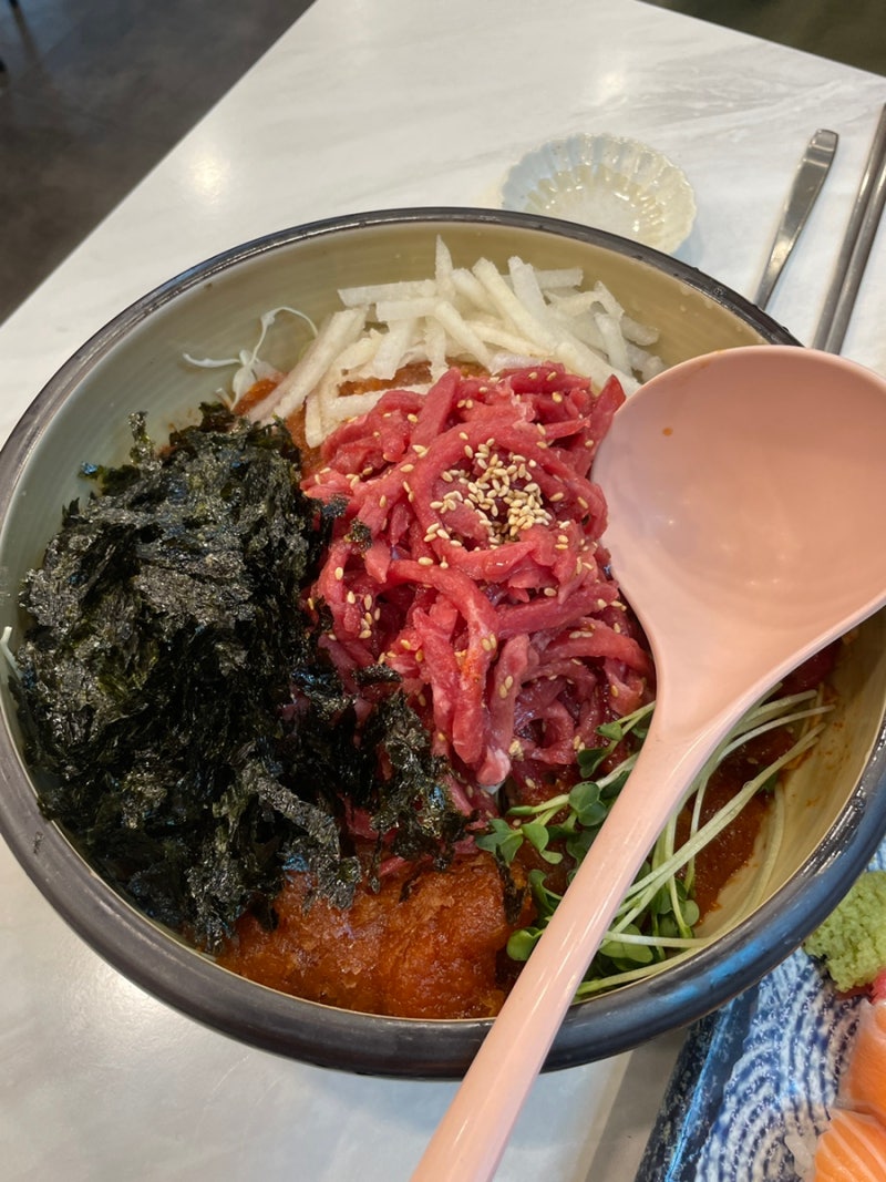 서울 육회바른연어 서초 교대 점심 맛집 배달로 즐기던 육바연 매장에서 즐기기 ️ 네이버 블로그