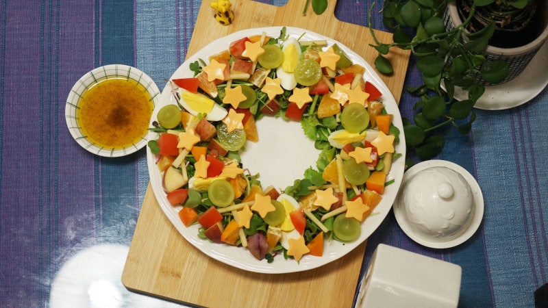 이렇게 하면 파티 준비 끝 크리스마스 연말 홈파티 음식 생일 파티음식 리스샐러드 과일 샐러드 식단 네이버 블로그