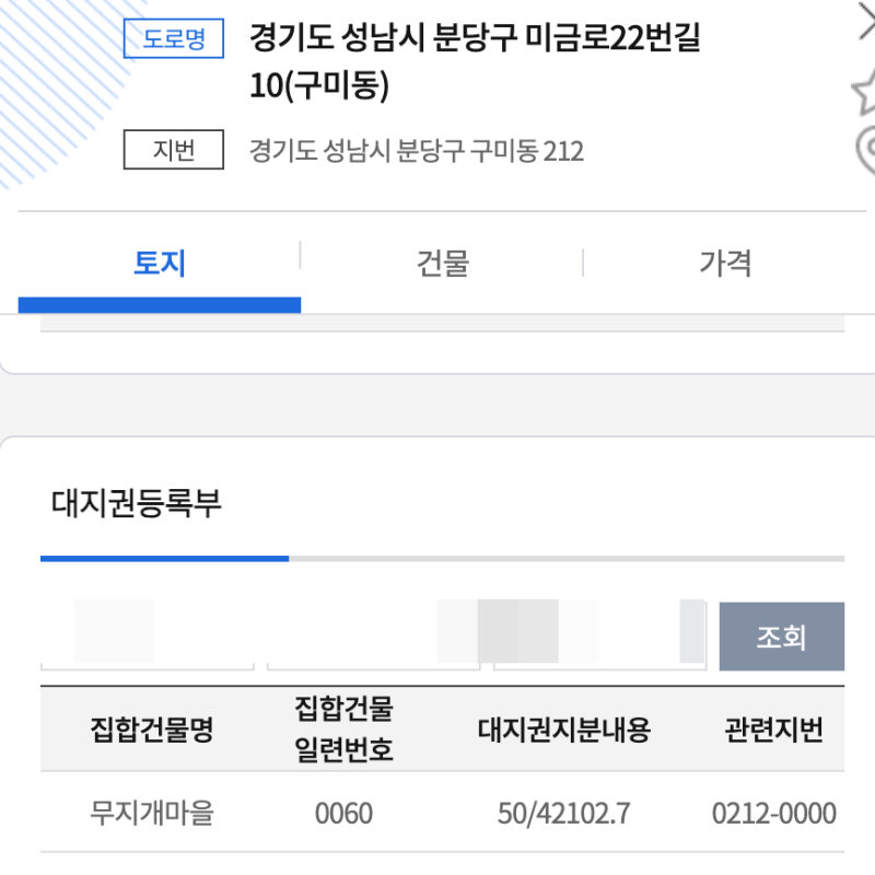 분당 무지개마을12단지 아파트 대지지분으로 알아보는 재건축 사업성 생각보다 네이버 블로그