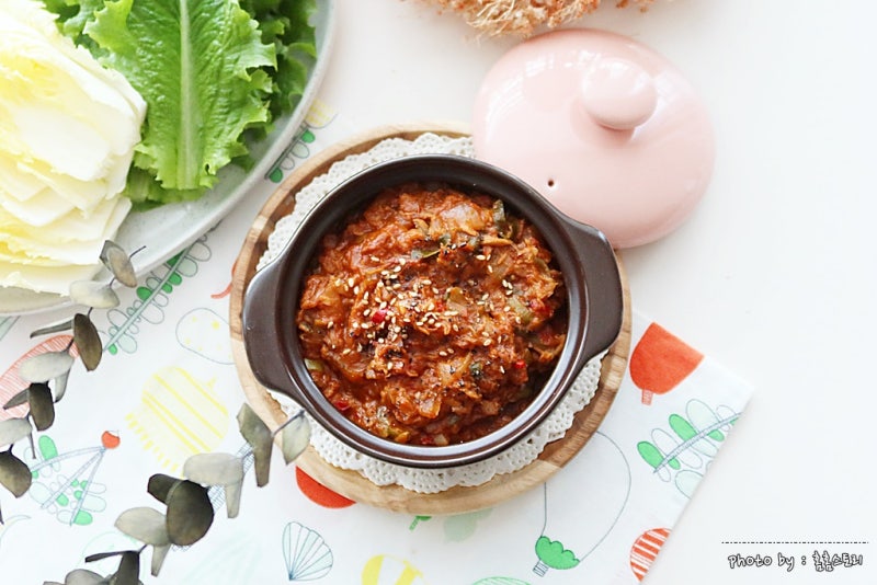 백종원 참치 쌈장 만들기 캔참치 요리 밥에 비벼 먹기 좋은 참치 강된장 만드는법 네이버 블로그