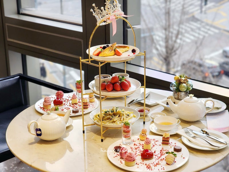 호텔 딸기 애프터눈 티 세트 포포인츠바이쉐라톤 서울 강남🍓 네이버 블로그