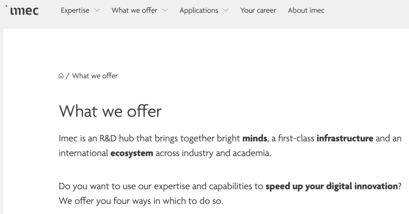 IMEC란? Microelectronics Centre란? : 네이버 블로그