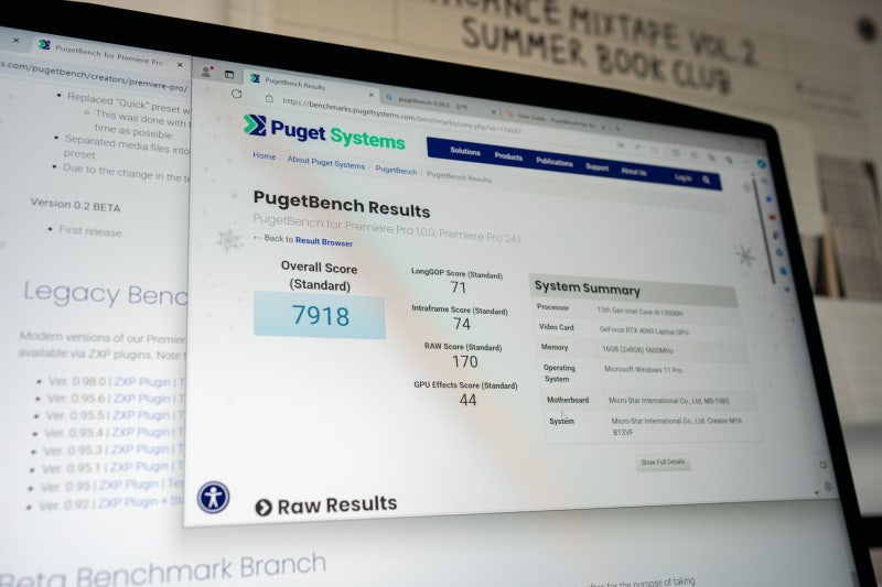 프리미어 프로 퓨젯벤치(Puget-Bench) 사용법 : 네이버 블로그