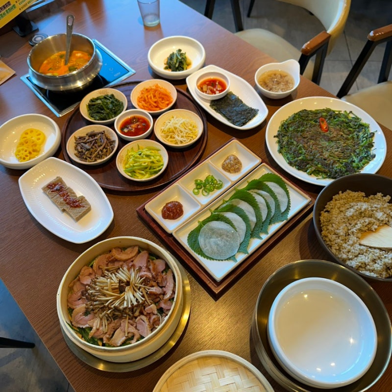 배곧 한식 맛집 봄이보리밥 솔직후기 네이버 블로그