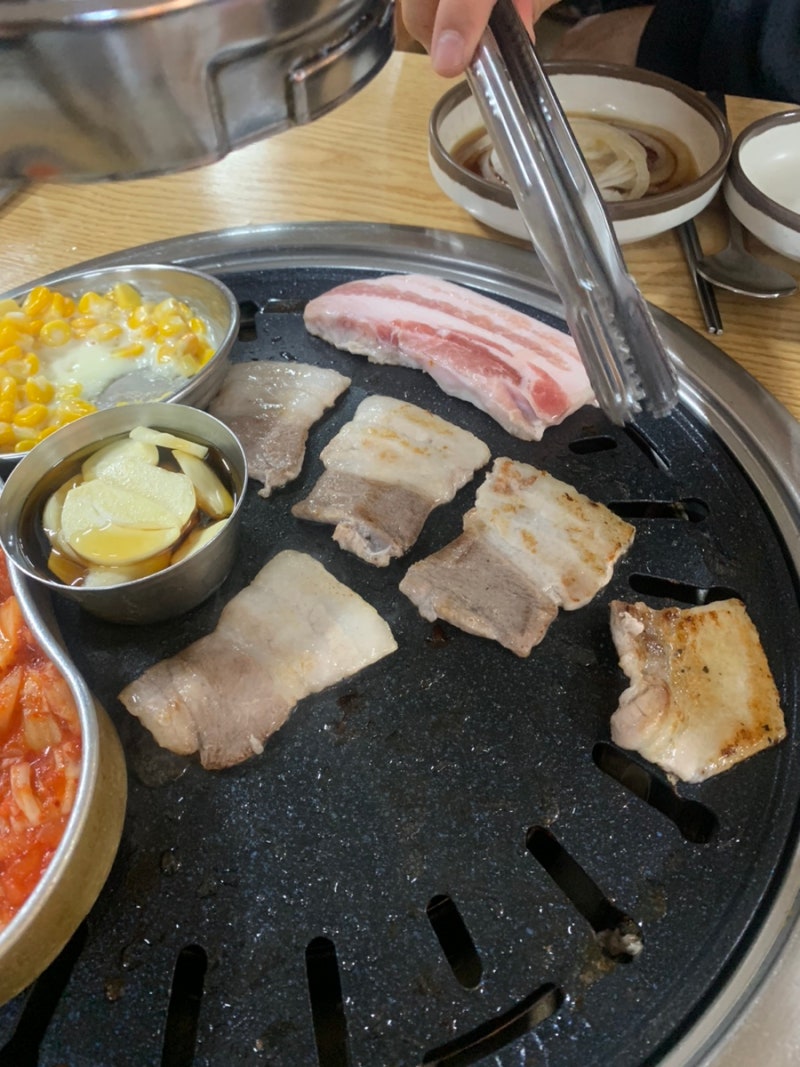 장안동 맛집 우삼겹 대패삼겹 삼겹살 된장찌개 공기밥 가성비 좋은 고기 무한리필 장안대박집 내돈내산 솔직후기 네이버 블로그