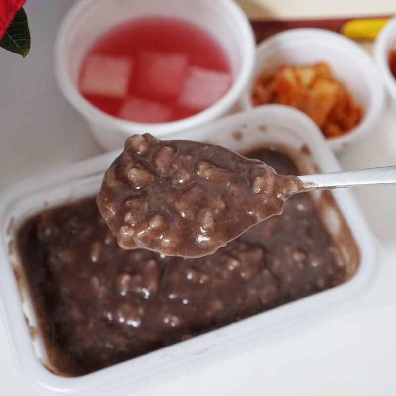 본죽 팥죽 가격 동지팥죽 단팥죽 차이점 칼로리 본죽 소분 포장 배달 네이버 블로그