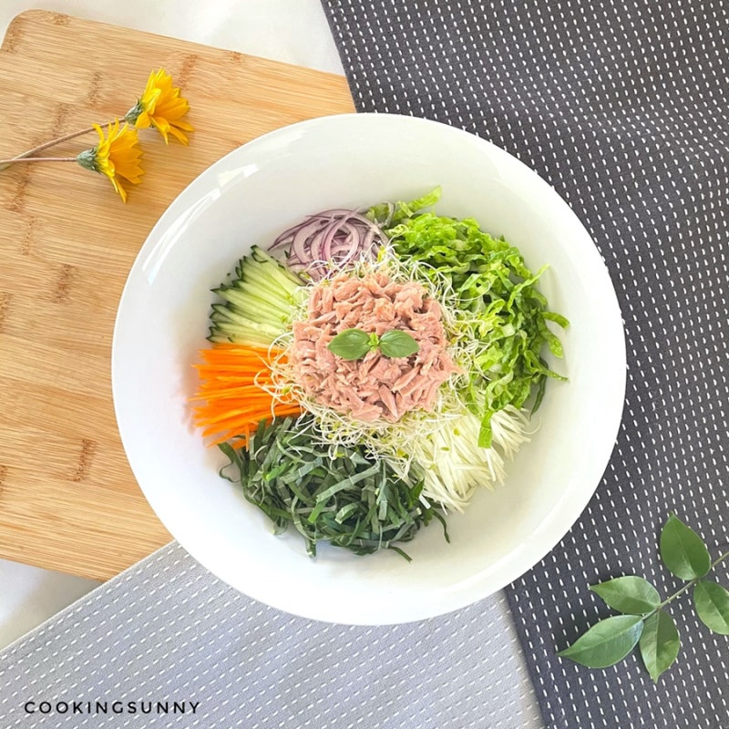 참치와 야채를 듬뿍 넣은 영양 만점 초간단 참치 야채 비빔밥 만들기 양념장 맛있게 만드는법 네이버 블로그