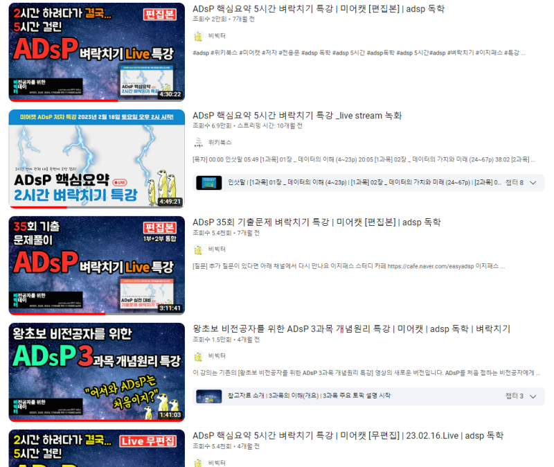 ADSP 합격(1과목 만점): 직장인 3주 벼락치기 adsp 독학 공부법 : 네이버 블로그