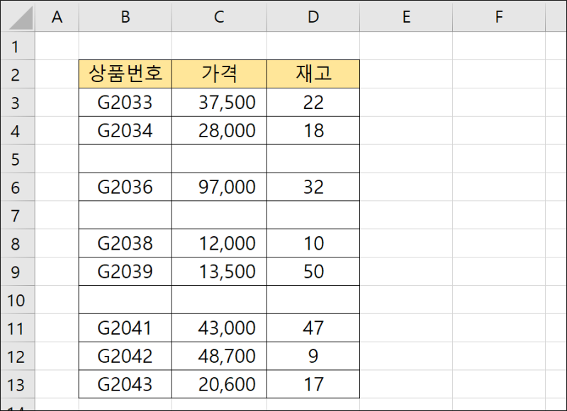 엑셀 빈칸 채우기 및 없애기 빈셀 삭제까지 네이버 블로그