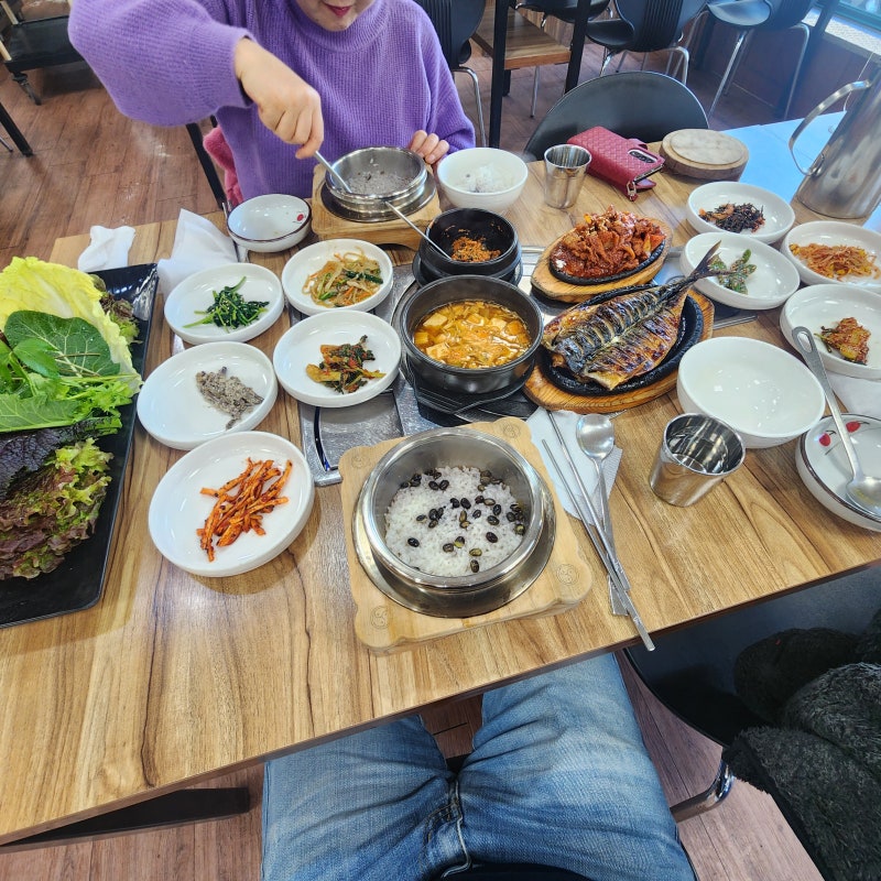 안산 상록구 사리역 시골우렁쌈밥 본점 제육 정식과 고등어 정식 웰빙 건강식 맛집 가족들끼리 추천 네이버 블로그