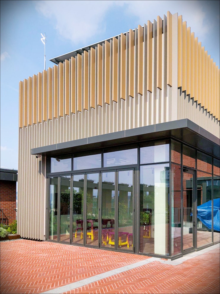 BAFFLE(배플) GRID LOUVER 그리드루버(일반형) 설치상세도면 DWG