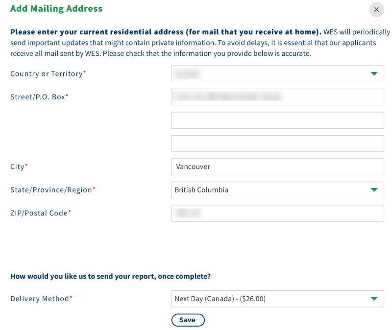 캐나다 WES(World Education Services) 신청 방법 : 네이버 블로그