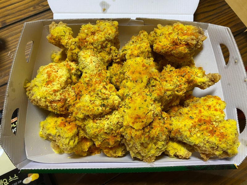 Bbq 비비큐 황금올리브 크런치버터 치킨 단짠매콤 맛있네~♥ 네이버 블로그