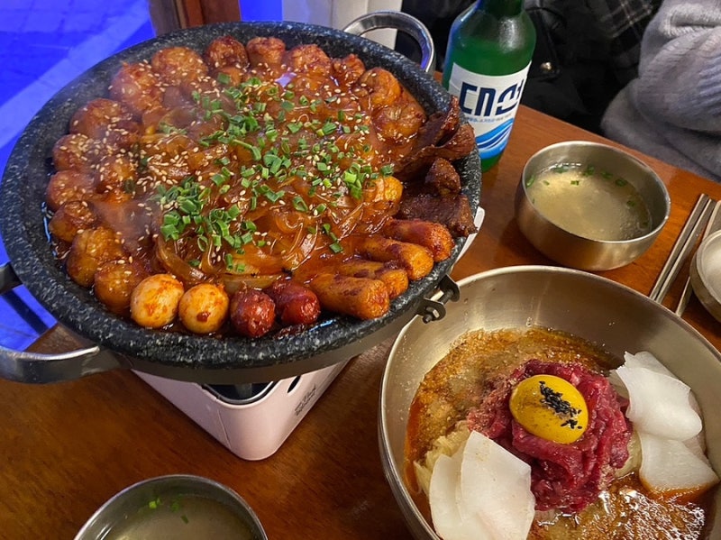 샤로수길 맛집 안녕부산 웨이팅 필수 맛집 양념대창 육회밀면 네이버 블로그