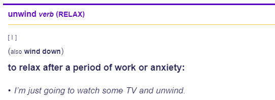 unwind 무슨 말일까요? wind, rewind, unwind : 네이버 블로그