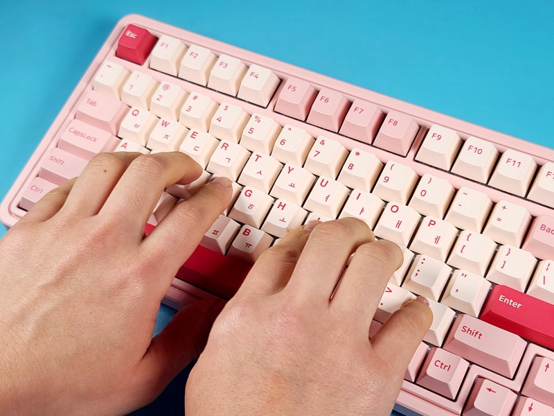 블루투스키보드 추천 FL ESPORTS CMK75 유무선 LCD 기계식 키보드 리뷰 : 네이버 블로그