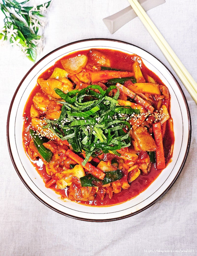 백종원 닭갈비 레시피 닭정육 순살 닭갈비 양념장 소스 만드는 법 네이버 블로그