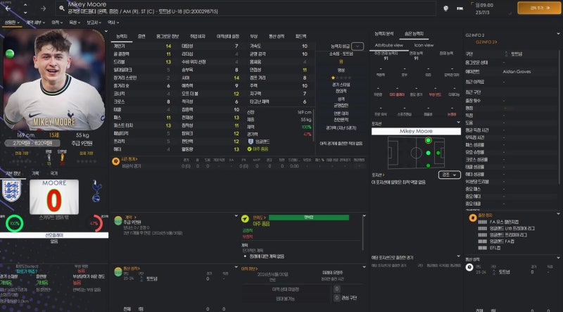 FM2024 본좌 유망주 좌,우 윙어(LW, RW) : 네이버 블로그