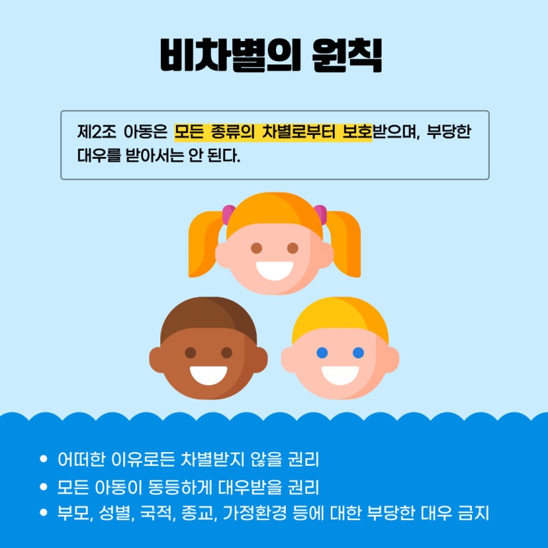 유엔 아동권리협약 4대 기본원칙 네이버 블로그