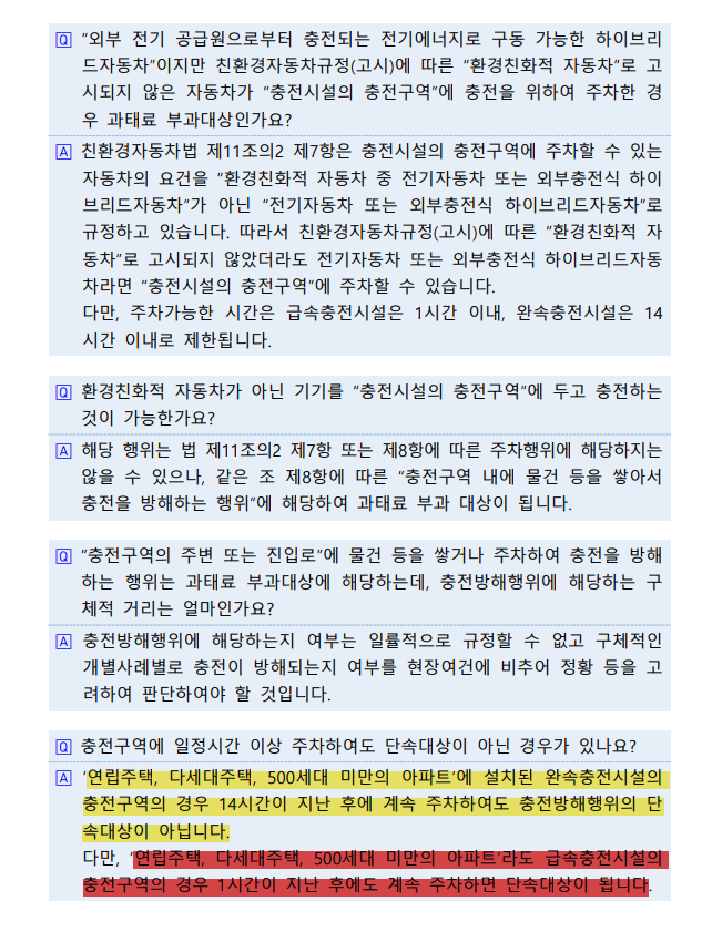 꼭 알아야 할 전기차 충전구역 주차위반과 단속의 모든 것 네이버 블로그