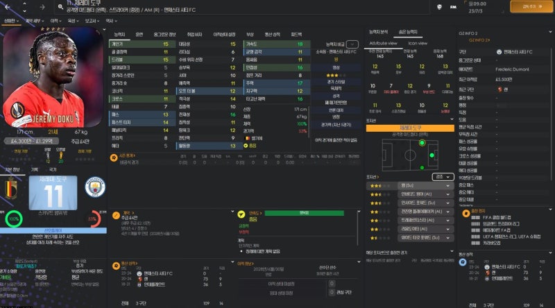 FM2024 본좌 유망주 좌,우 윙어(LW, RW) : 네이버 블로그