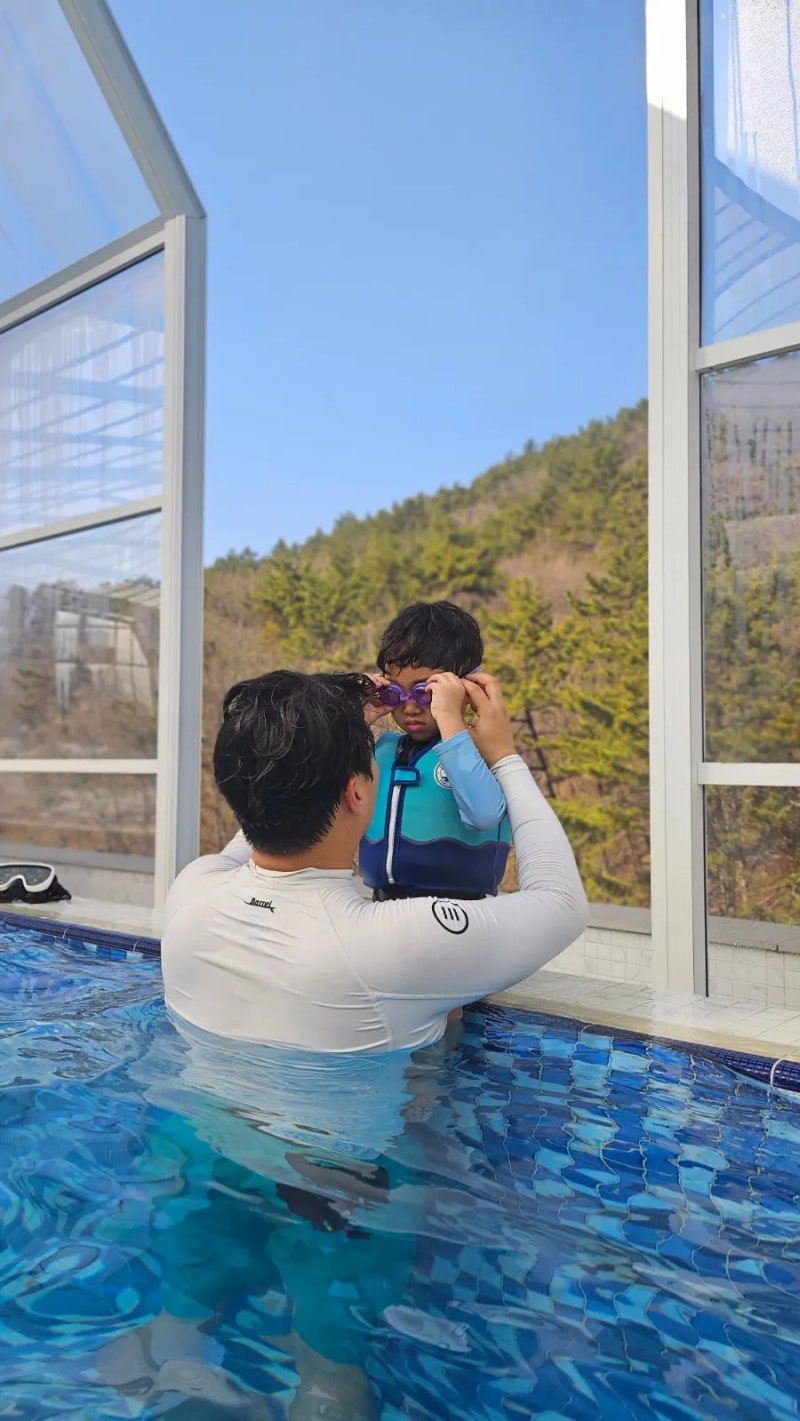 부산 근교 아이와 겨울 실내 물놀이 창원 스파더스페이스 유산온천 인피니티풀 네이버 블로그