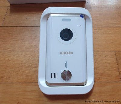 코콤 비디오폰 KCV-S701 인터폰 설치 및 구입 후기 : 네이버 블로그