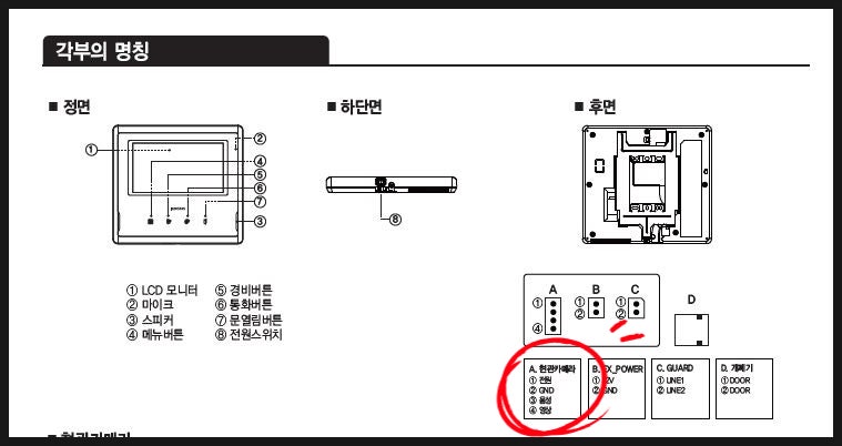 코콤 비디오폰 KCV-S701 인터폰 설치 및 구입 후기 : 네이버 블로그