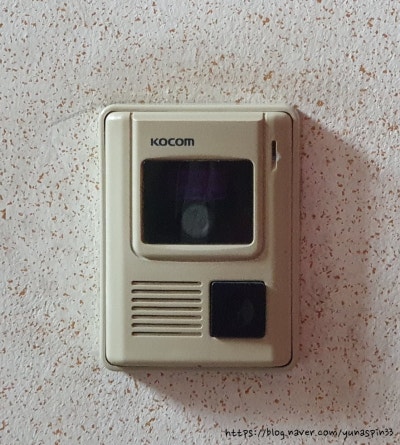 코콤 비디오폰 KCV-S701 인터폰 설치 및 구입 후기 : 네이버 블로그