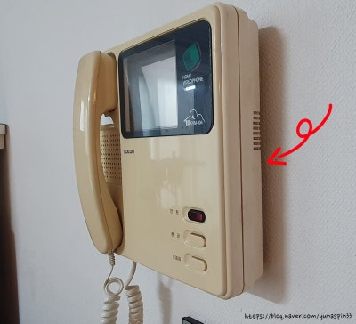 코콤 비디오폰 KCV-S701 인터폰 설치 및 구입 후기 : 네이버 블로그