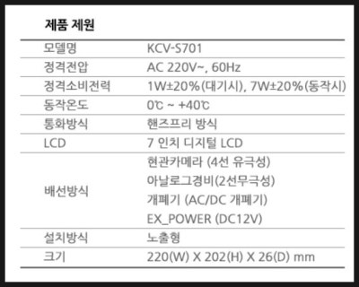 코콤 비디오폰 KCV-S701 인터폰 설치 및 구입 후기 : 네이버 블로그