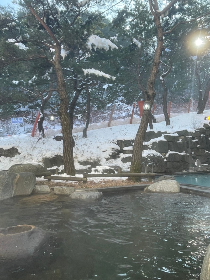 무주 덕유산리조트 온천 노천탕 후기 겨울 무주 덕유산 여행 네이버 블로그