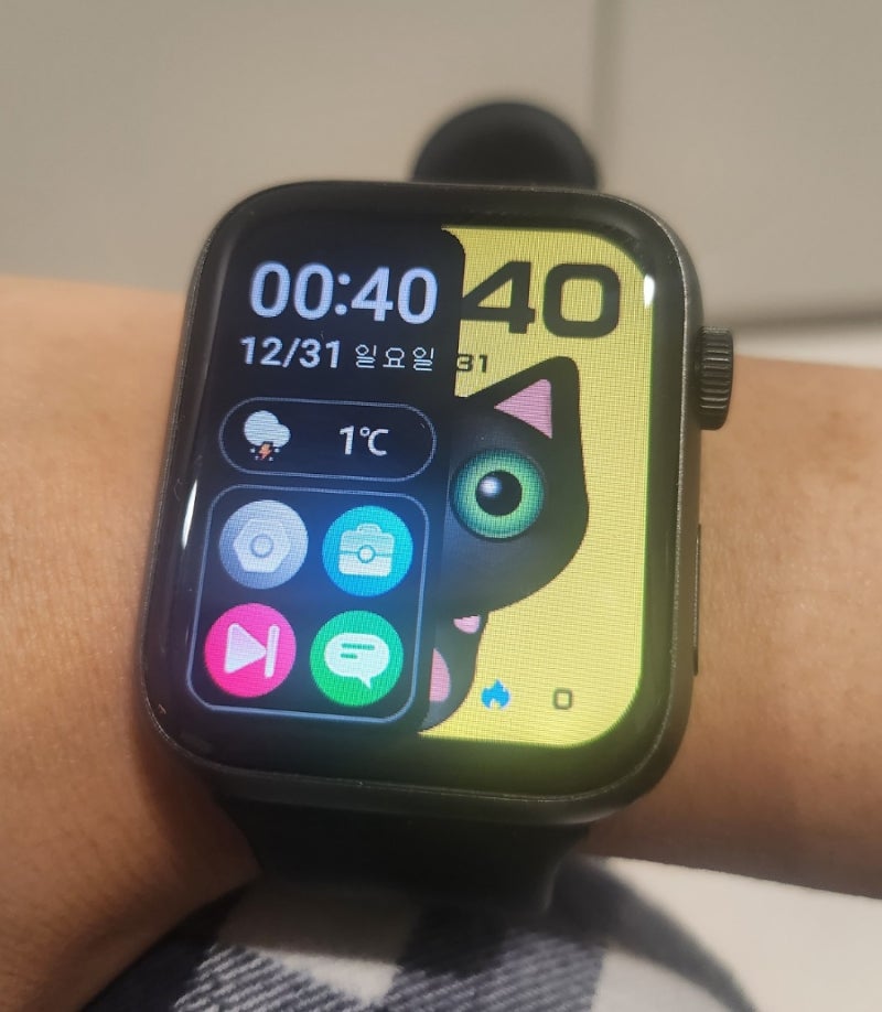 손목닥터9988 3차 4차 날씨 정보 표시 앱 어플 GloryFitPro 스마트 워치 지원 어플 다양한 시계배경 워치페이스 교체 ...