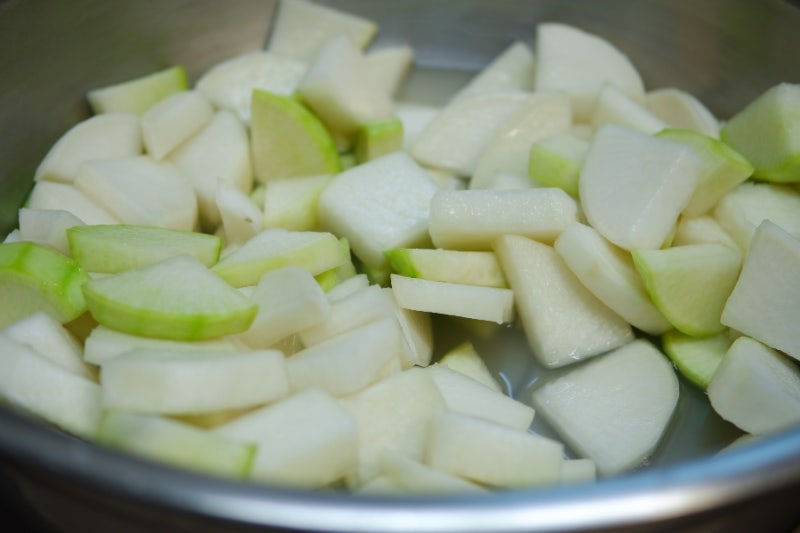 설렁탕 깍두기 아이들이 좋아하는 깍두기 레시피 : 네이버 블로그