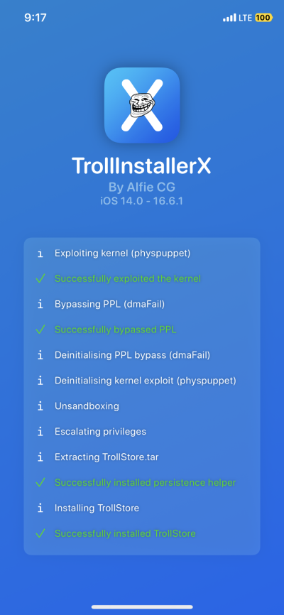 아이폰 - TrollStore(트롤스토어) 설치하기 (TrollInstallerX) : 네이버 블로그