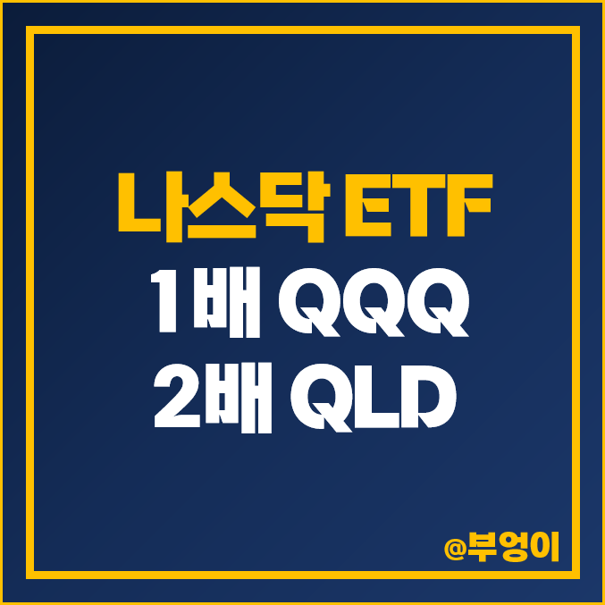 미국 나스닥 QQQ 주가 흐름 2배 레버리지 QLD ETF 배당 : 네이버 블로그