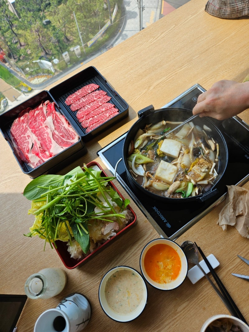 광안리 샤브샤브 스키야키 무한리필 몫몫 네이버 블로그
