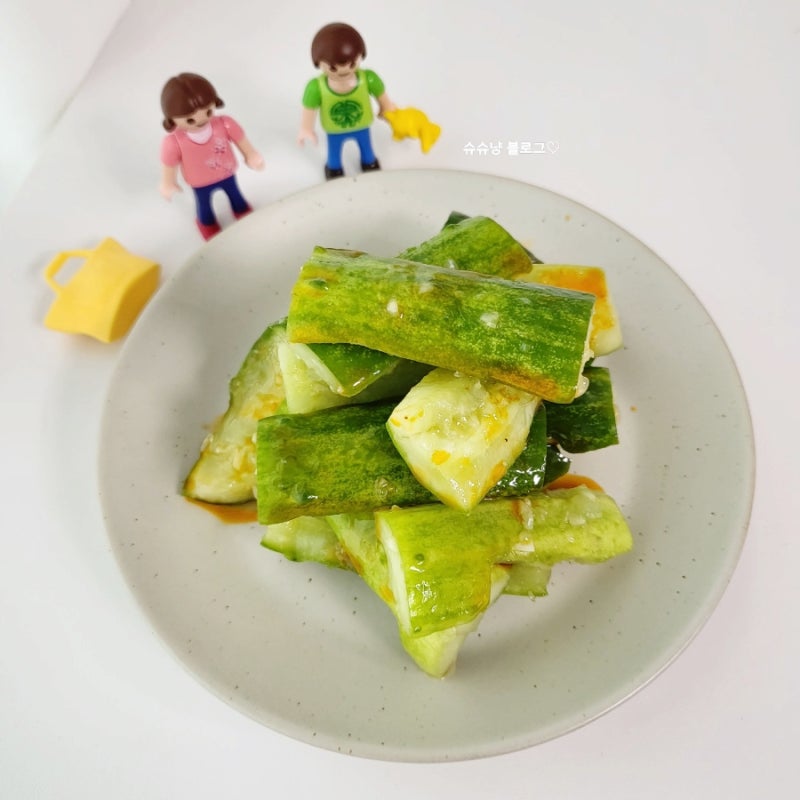 성시경 중국식 오이무침 만드는 법 새콤달콤 오이 반찬 네이버 블로그
