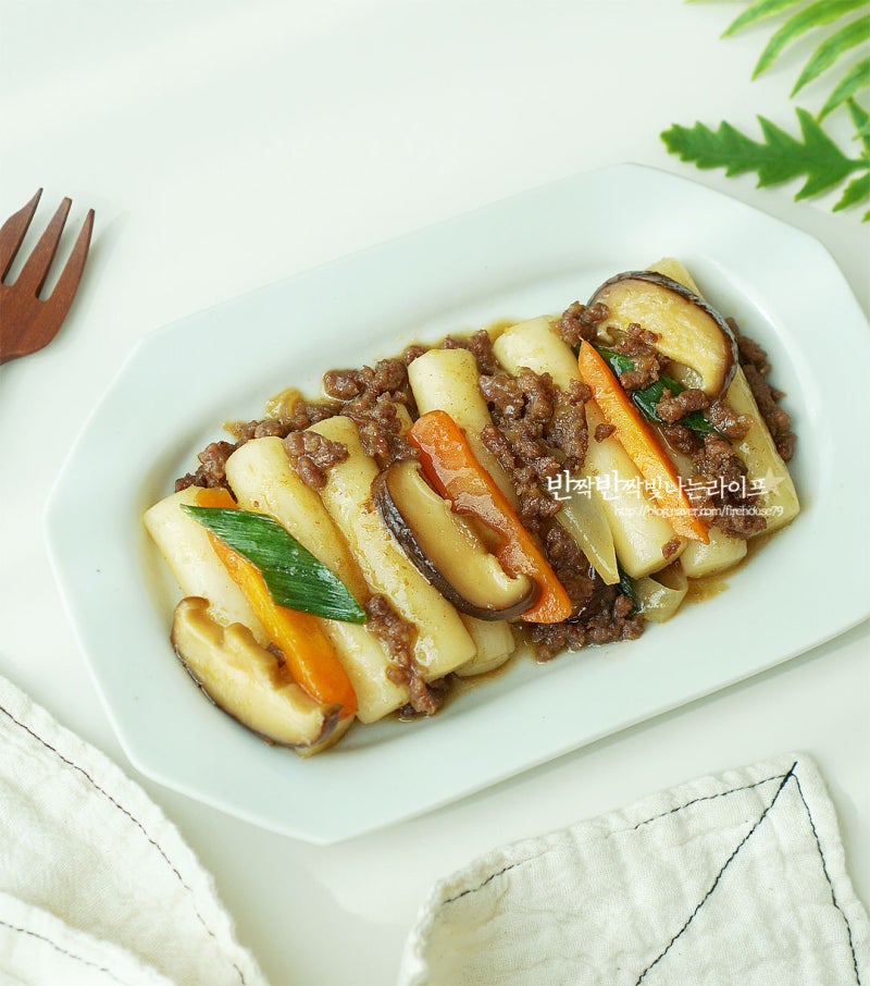 궁중떡볶이 만드는 법 백종원 간장떡볶이 레시피 네이버 블로그