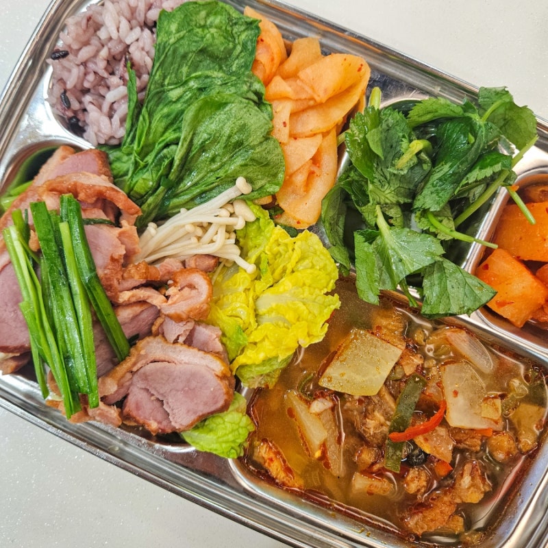 단체급식 연잎훈제오리찜 제공팁 얼큰황태국 건강 급식메뉴추천 급식신메뉴 제공후기 영양사의 식단일기 네이버 블로그