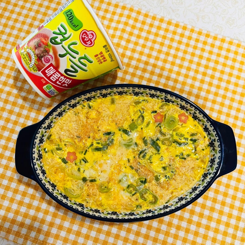 전현무 컵누들 계란찜 레시피 매콤한맛 칼로리 다이어트 요리 추천 네이버 블로그