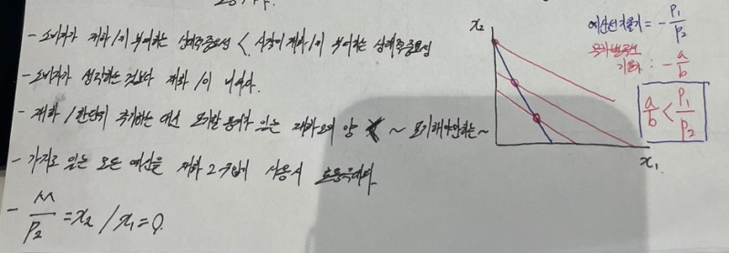 효용함수와 효용극대화 총정리 무차별곡선이 직선레온티에프콥더글라스인 경우 미시경제학 11 네이버 블로그