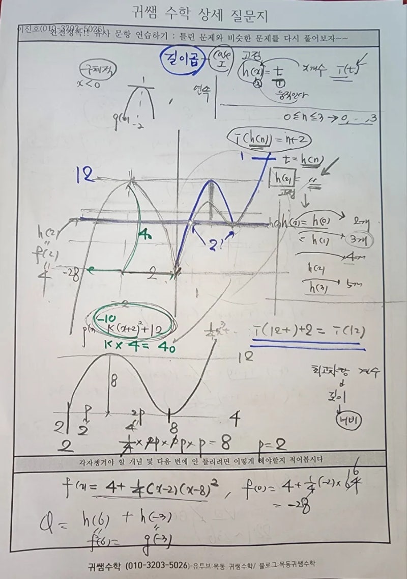 고1 1학기 중간고사기출 자료들 강서고 수학내신킬러기출2120및 변형 가능한 질문형태 분석 목동고등수학내신실전대비