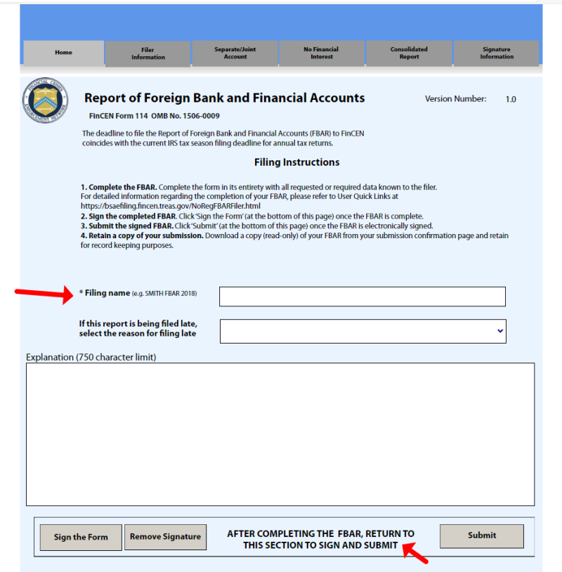 해외금융계좌 FBAR 셀프 신고 온라인으로 입력 방법 2024년 : 네이버 블로그