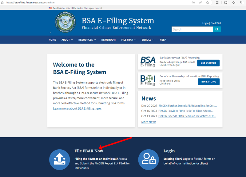 해외금융계좌 FBAR 셀프 신고 온라인으로 입력 방법 2024년 : 네이버 블로그
